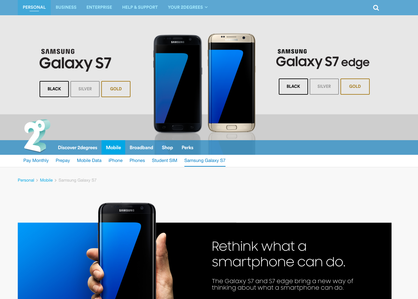 Site of the Month: 2degrees Mobile » Silverstripe CMS