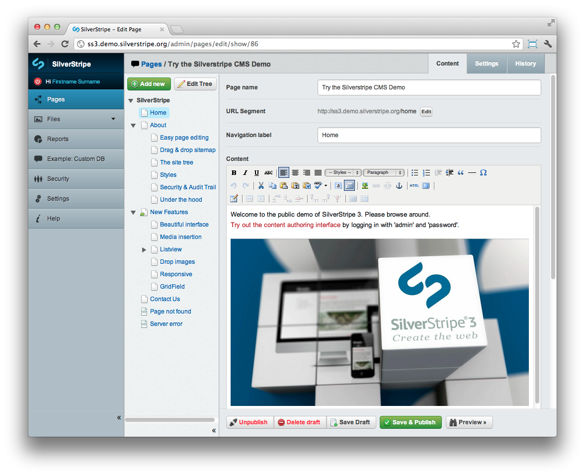 Screencasts And Screenshots Silverstripe